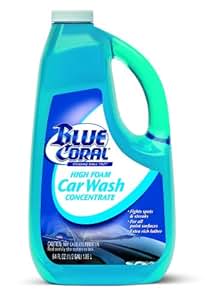 Amazon.com: Blue Coral WC107G High Foam Car Wash Concentrate, 64 oz ...