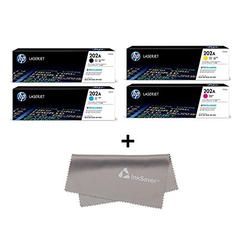 HP 202A BCYM Original Laserjet Toner Cartridge Set CF500A, CF501A ...