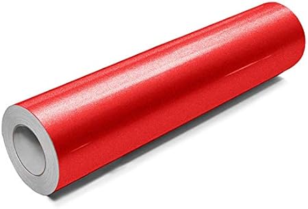 VViViD DECO65 Reflective Red Permanent Adhesive Craft 12 Inch x 4ft ...