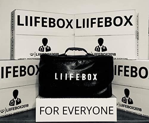 The Liifebox (Black)File/ Record Organizer Bag, Fireproof and water ...
