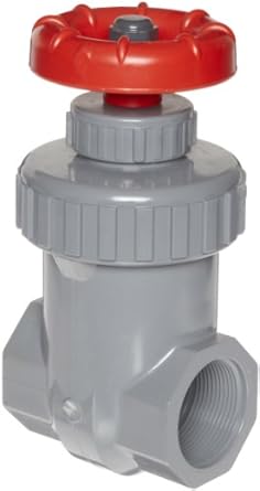 Spears CPVC Gate Valve, Non-Rising Stem, Viton O-Ring, NPT Female ...