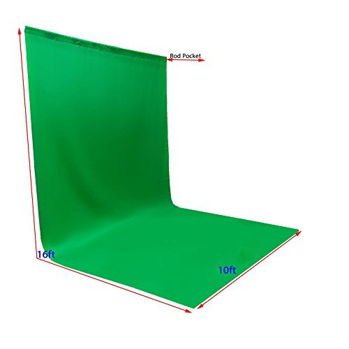 ePhotoInc Large Photo Video Photography Studio 10ft x 16ft Green ...