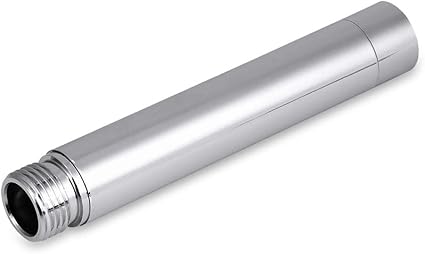 Shower Extension Tube Stainless Steel Round Shower Pipe Chrome Plating ...