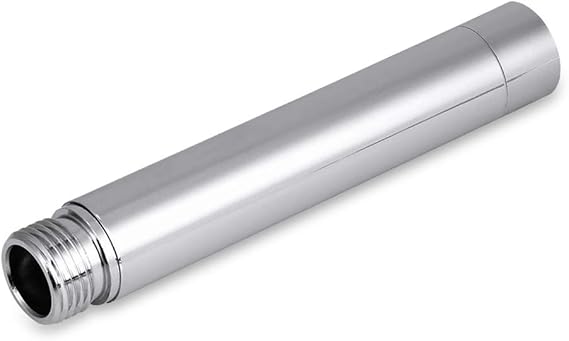 Shower Extension Tube Stainless Steel Round Shower Pipe Chrome Plating ...