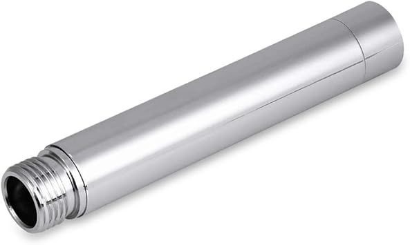 Shower Extension Tube Stainless Steel Round Shower Pipe Chrome Plating ...