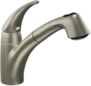 Moen 7560SL Extensa Single Handle Kitchen Faucet with Pullout Spout ...