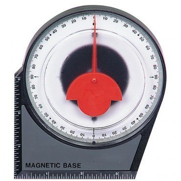 Buy Dial Gauge Angle Finder Magnetic Protractor with Conversion Chart ...