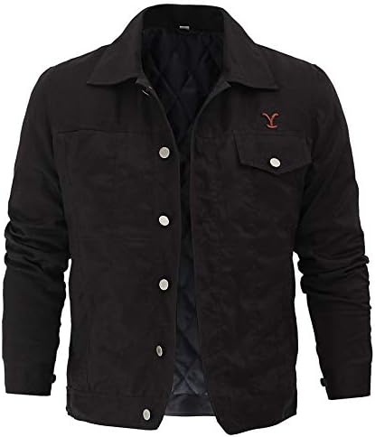Men's Stylish Black Cotton Jacket at Amazon Men’s Clothing store
