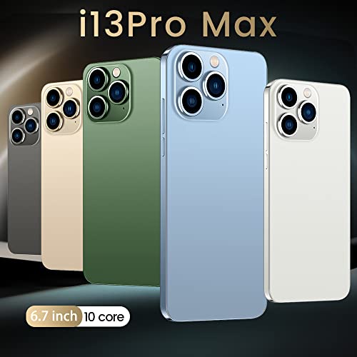 i13 Pro Max 5G Smartphone Android Unlocked, 6.7'' IPS Screen Mobile Phone, 5000mAh Long Battery ...
