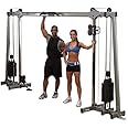 Amazon.com: Body-Solid DELUXE CABLE CROSSOVER GDCC250 Functional Trainer Home Gym with 210lb ...
