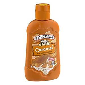 Amazon.com : Smucker's, Magic Shell, Caramel, 7.25oz Bottle (Pack of 3 ...