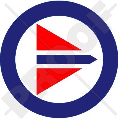 Amazon.com: NORWAY Norwegian AirForce RNAF Aircraft Roundel 4" (100mm ...