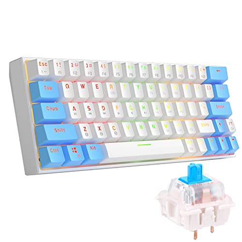 TMKB GK63 60% Mechanical Gaming Keyboard Ultra-Compact 63 Keys ...