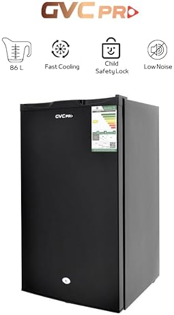 GVC PRO Single Door Refrigerator, Traditional Ice Cooling, 86L Capacity ...