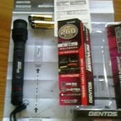 Amazon | GENTOS(ジェントス) LED 懐中電灯 【明るさ240ルーメン/実用点灯5時間】 単4形電池3本使用 マグナム MG-843D ANSI規格準拠 転がり防止 ...