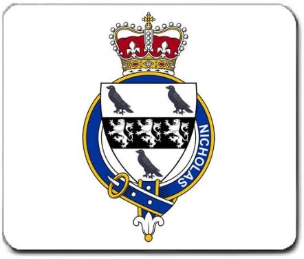 Amazon.com : Nicholas-England Family Crest Coat of Arms Mouse Pad ...