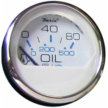 Amazon.com: Faria 13802 Chesapeake 80PSI Oil Pressure Gauge: Automotive