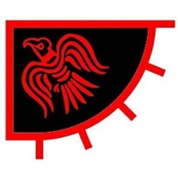 Amazon.com : Scandinavian Viking Raven Flag 3 x 4 Foot Red and Black ...