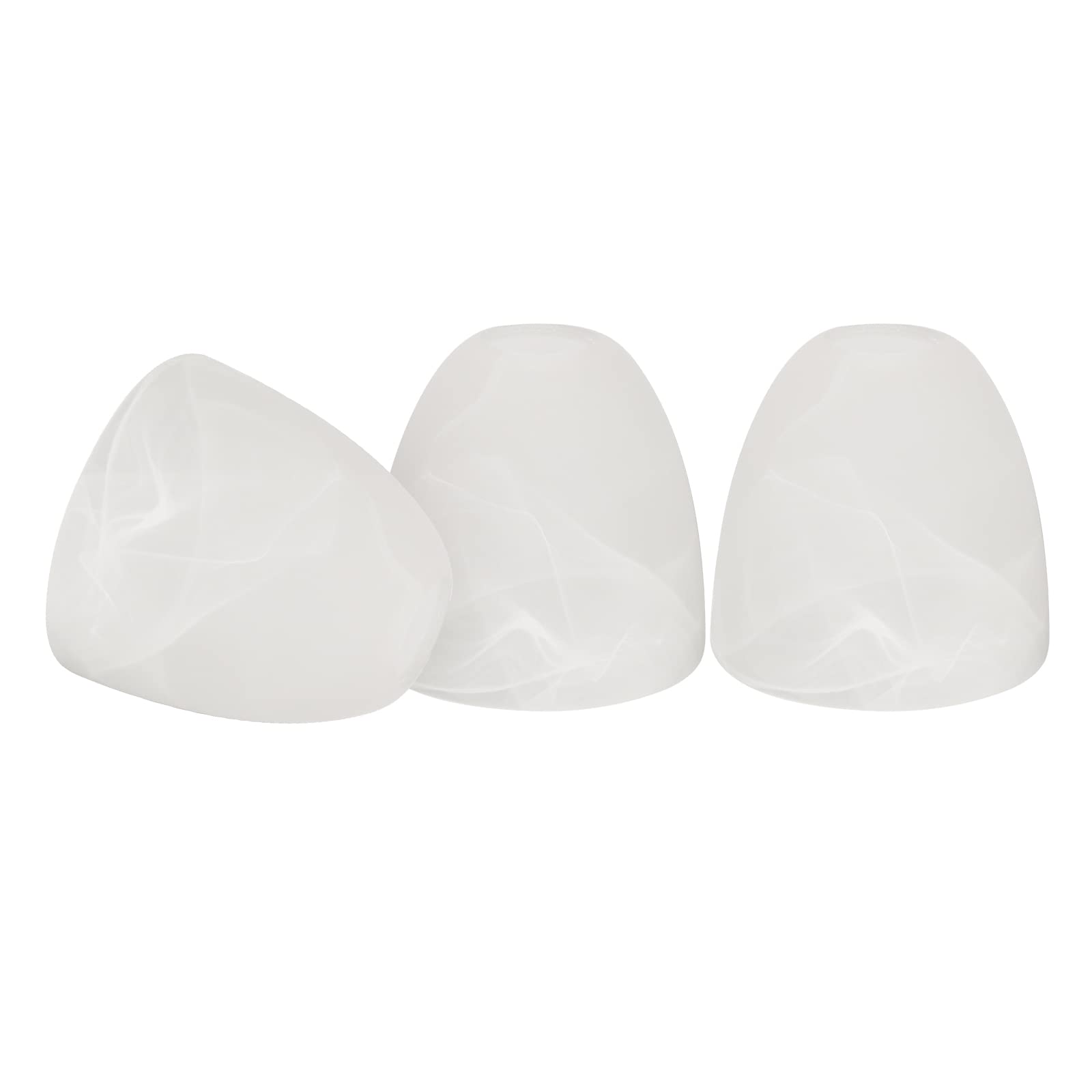 Voguad 3 Pack Bell Shaped Alabaster Glass Shade, Traditional Style ...