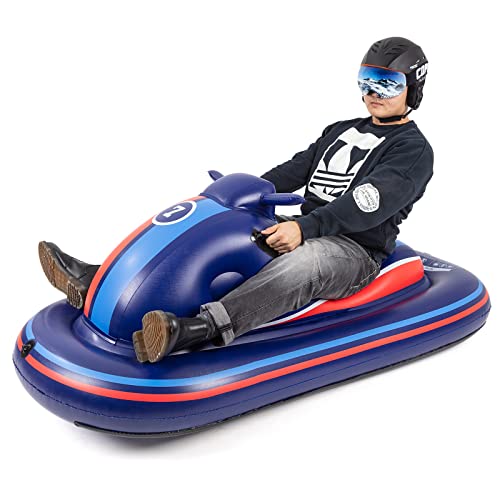 Snow Sled, Heavy Duty Giant Snow Tube for Sledding, Kids and Adult ...