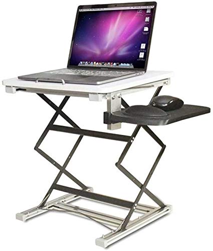 JTKDL 5-Fold Laptop Stand Desk Table Aluminium Adjustable 5 Heights ...