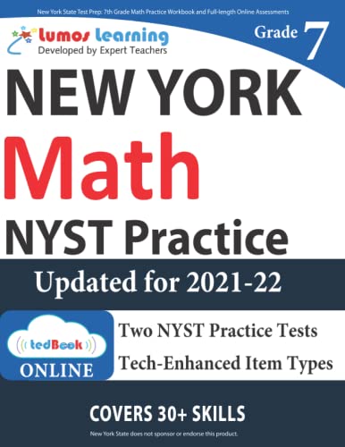 New York State Test Prep: 7th Grade Math Practice Workbook and Full ...