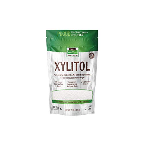 NOW Foods, Xylitol, Pure with No Added Ingredients, Keto-Friendly, Low ...
