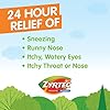 Zyrtec 24 Hour Allergy Dissolve Tablets with Cetirizine HCl ...