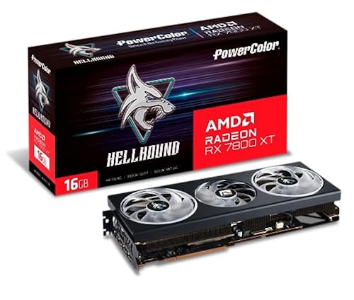 PowerColor Hellhound AMD Radeon RX 7800 XT 16GB GDDR6 Graphics Card in ...