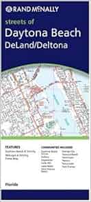 Full color-street map, Daytona Beach, New Smyrna Beach, Ormond Beach ...
