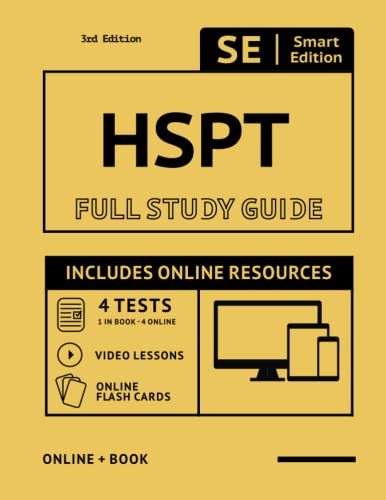 HSPT Prep Book: Smart Edition Academy HSPT Study Guide with 4 Online ...