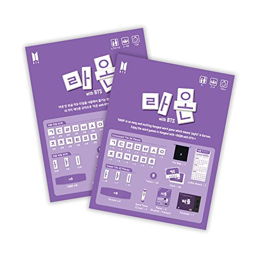 Raon with BTS (Korean & English Language) | Board Game | Family | 2-4 ...