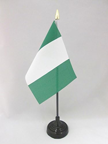AZ FLAG Nigeria Table Flag 4” x 6” – Nigerian Desk Flag 15 x 10 cm ...