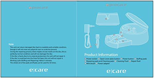 Professional DVD/CD Disc Cleaner and Reconditioner - Cleans Blu-Ray ...