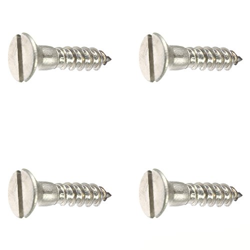 #4 Size x 3/4" Stainless Steel Flat Head Wood Screw Qty 25 Pieces ...