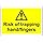 Warning sign Risk of trapping hand/fingers safety sign - 3mm Aluminium ...