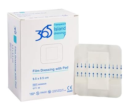 365 Film Island Dressing 8.5 x 9.5 cm - Pack of 50 (Ref 36590026 ...