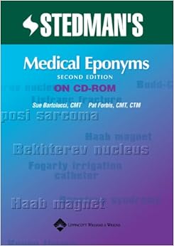 Medical Eponyms: Amazon.co.uk: Stedman: 9780781754477: Books