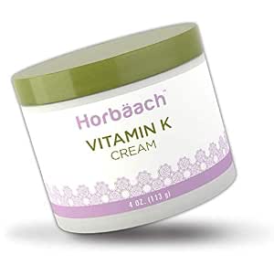 Amazon.com: Horbaach Vitamin K Cream 4 oz | Premium Formula for Bruises ...