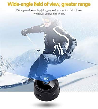 Mini Spy Camera with Audio, WiFi Wireless Hidden Mini Camera 1080P HD ...