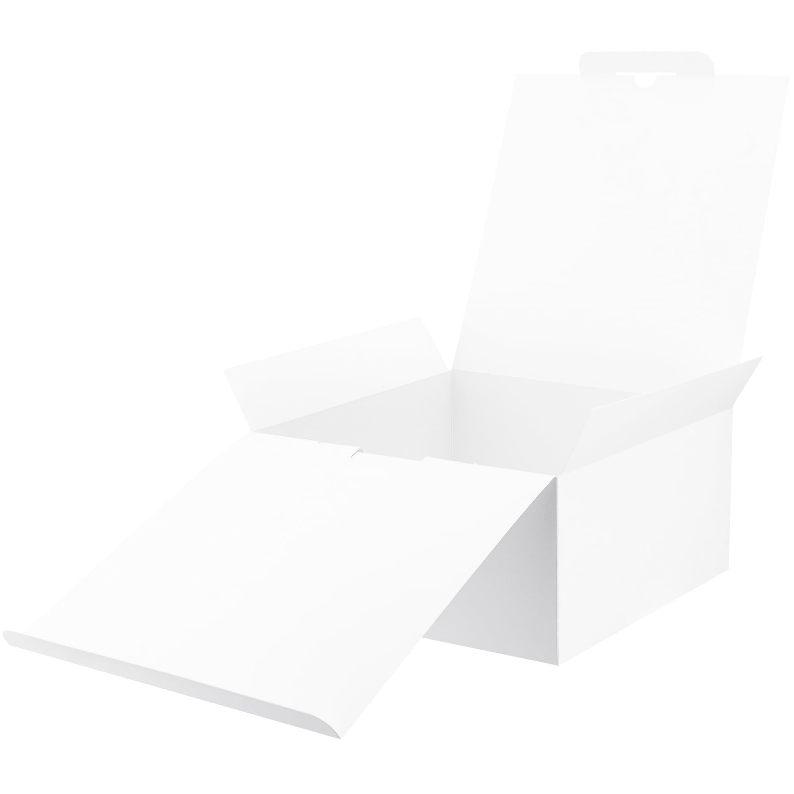 UnicoPak 8 Pack 10x10x5 Gift Boxes with Lids for Presents Large White ...