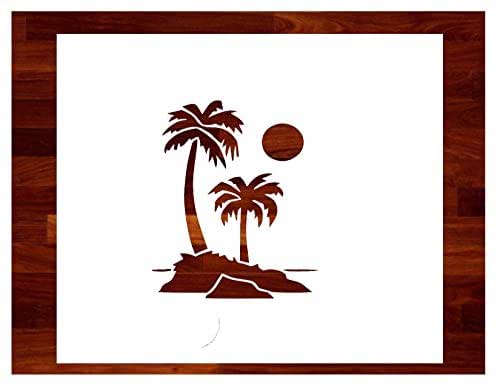 Amazon.com: Palm Trees ~ Stencil ~ Multiple Sizes ~ Custom Stencil ...