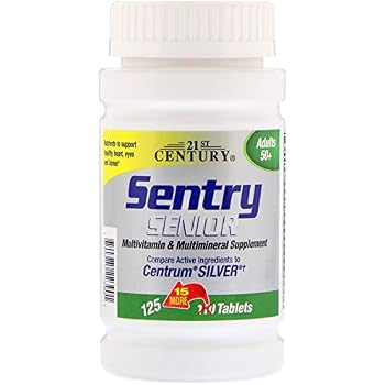 Amazon.com: 21st Century Vitamins Sentry Multivitamin & Multimineral ...