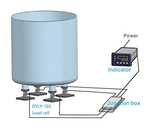 Hopper Scale Weighing Tank S Load Cell Sensor 1T 2T 3T 5T Kit With ...