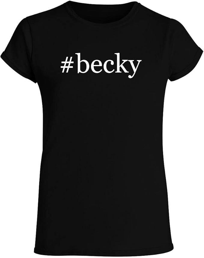 Amazon.com: #becky - Women's Crewneck Short Sleeve T-Shirt: Clothing
