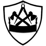 Innungsschild Zunftzeichen ZIMMERMANN in RUND H= 40cm-90cm aus STAHL ...