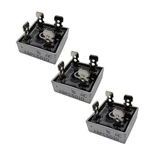 (Pack of 3) KBPC5010 Silicon Bridge Rectifier Diode 50A 1000V KBPC ...