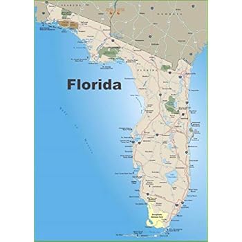 Amazon.com: Home Comforts Laminated Map - Us West Coast Counties Map ...