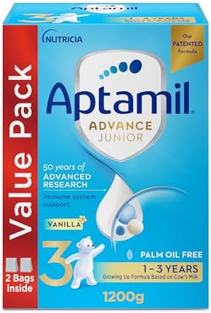 Aptamil Advance Junior 3 Growing Up Formula from 1-3 years, 1200g price ...