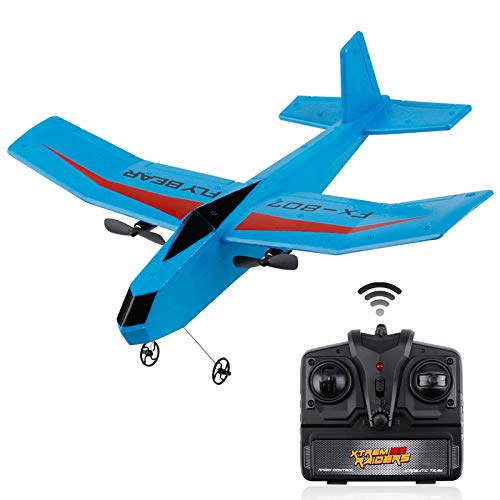 Makerfire RC Plane Remote Control Airplane 2.4GHz 2 Channel EPP RC ...